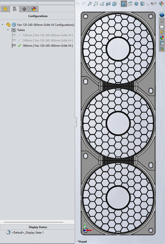 Modular customizable computer fan or radiator grille/cover/filter by ...
