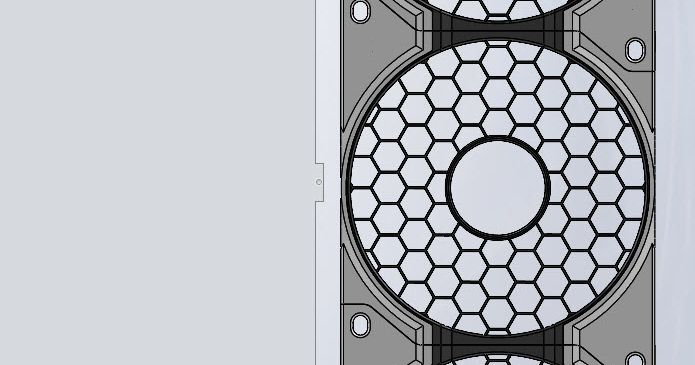 Modular customizable computer fan or radiator grille/cover/filter by ...