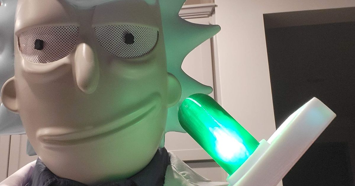 Rick's Portal Gun for Electronics von Luc Dunn | Kostenloses STL-Modell herunterladen ...