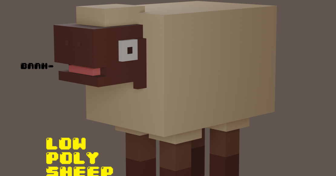 Low Poly Sheep by Yahir Larz | Download free STL model | Printables.com