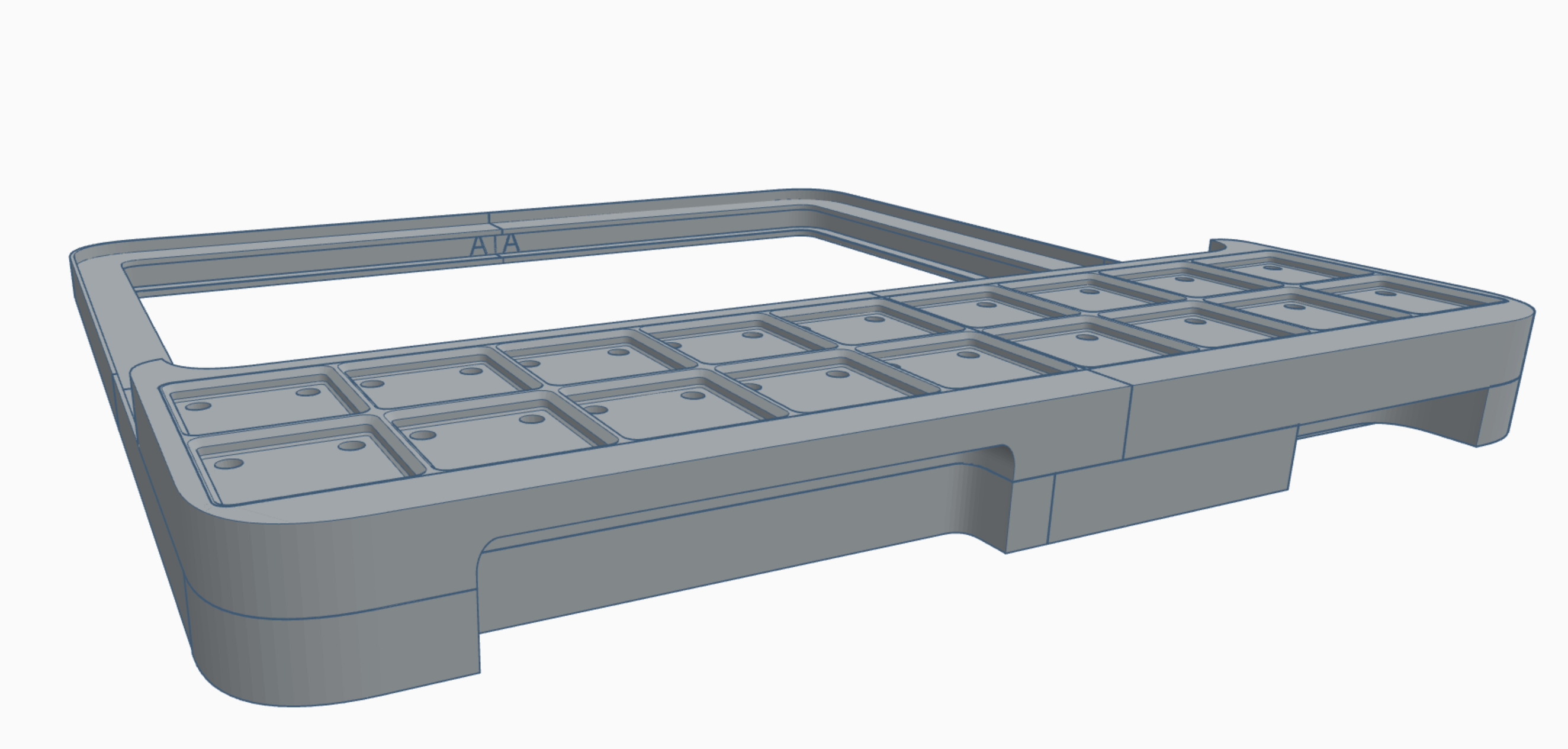 Bambu Lab X1C LED riser with diffusor and gridfinity storage! by ...