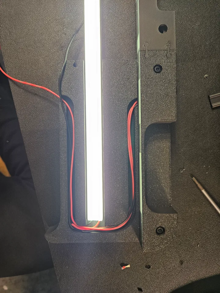 Bambu Lab X1C LED riser with diffusor and gridfinity storage! by ...