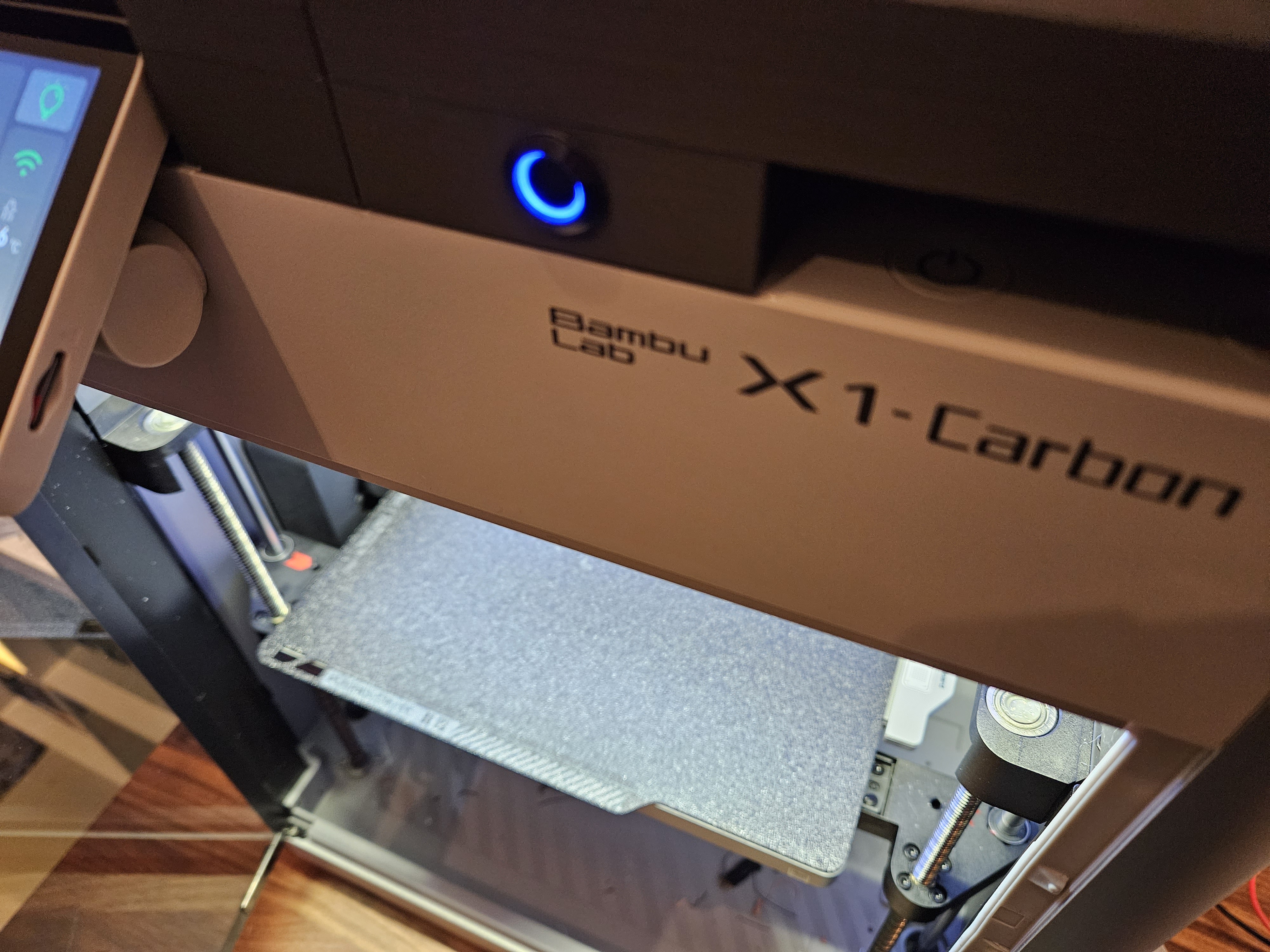 Bambu Lab X1C LED riser with diffusor and gridfinity storage! par ...