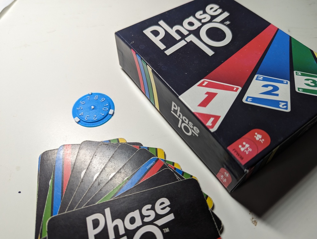 Counters 1 to 10 for the card game Phase10 by mineRaptor | Download ...