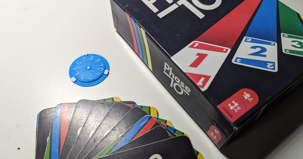 Counters 1 to 10 for the card game Phase10 by mineRaptor | Download ...