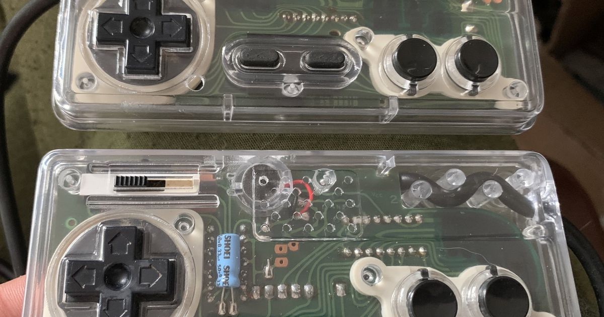 Famicom Controller replacement shells (P1 & P2) by RetroGameRevival ...