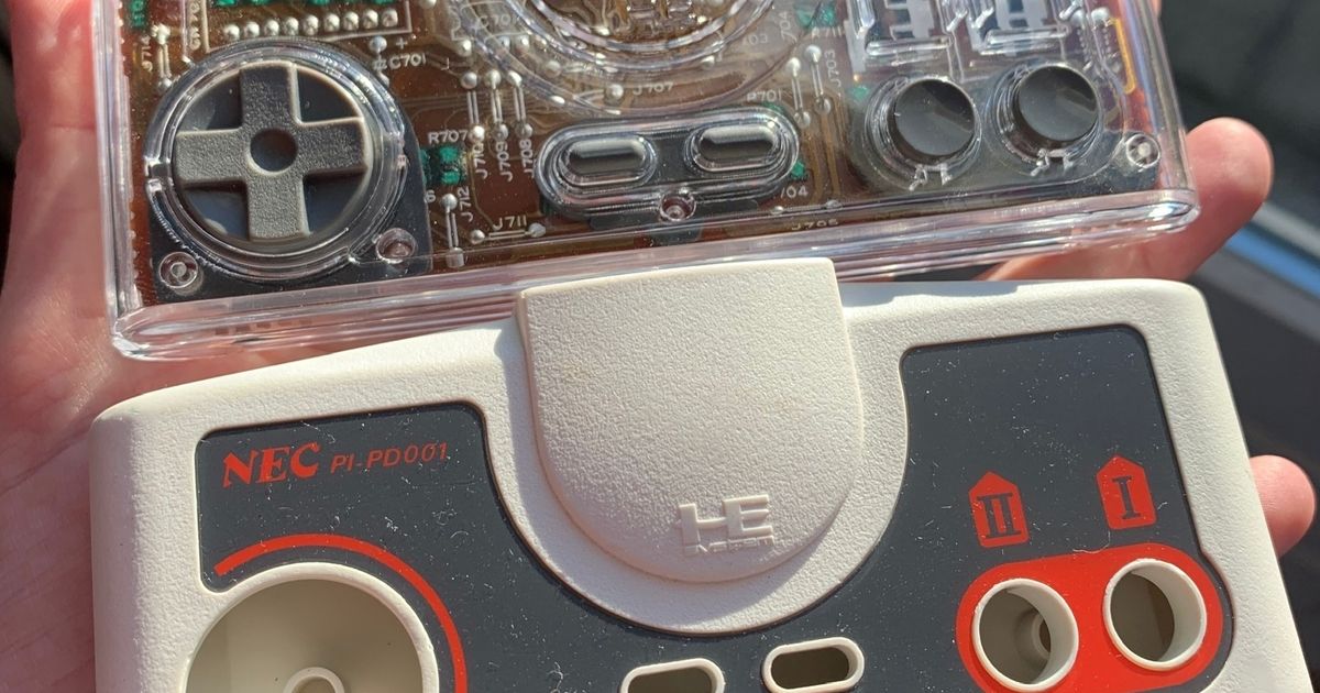 PC Engine Controller replacement shell von RetroGameRevival ...