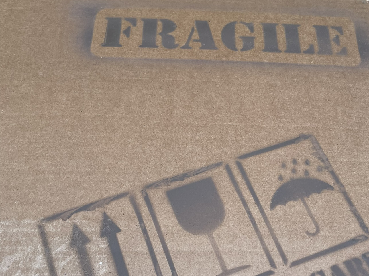 FRAGILE stencil by milspecmoehring | Download free STL model ...
