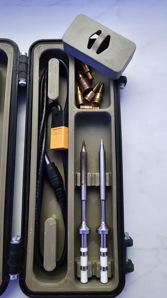 TS100 Case Insert for CNC Kitchen Soldering Adapter + Tips Set by ...
