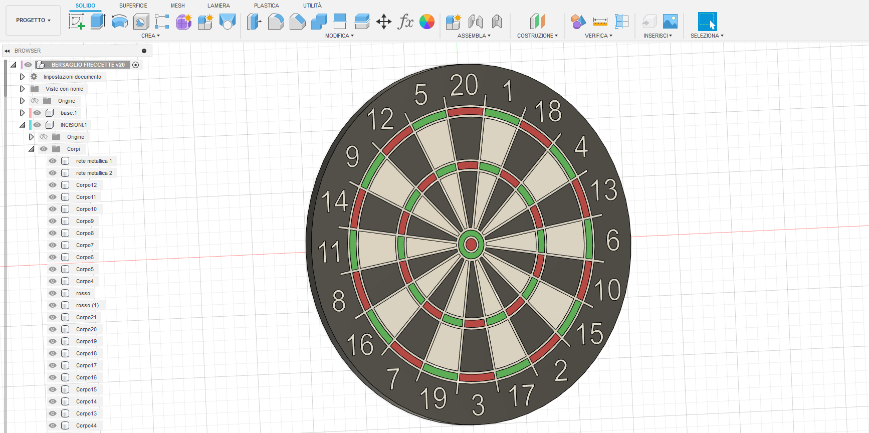 Dartboard by mc2_project3d | Download free STL model | Printables.com