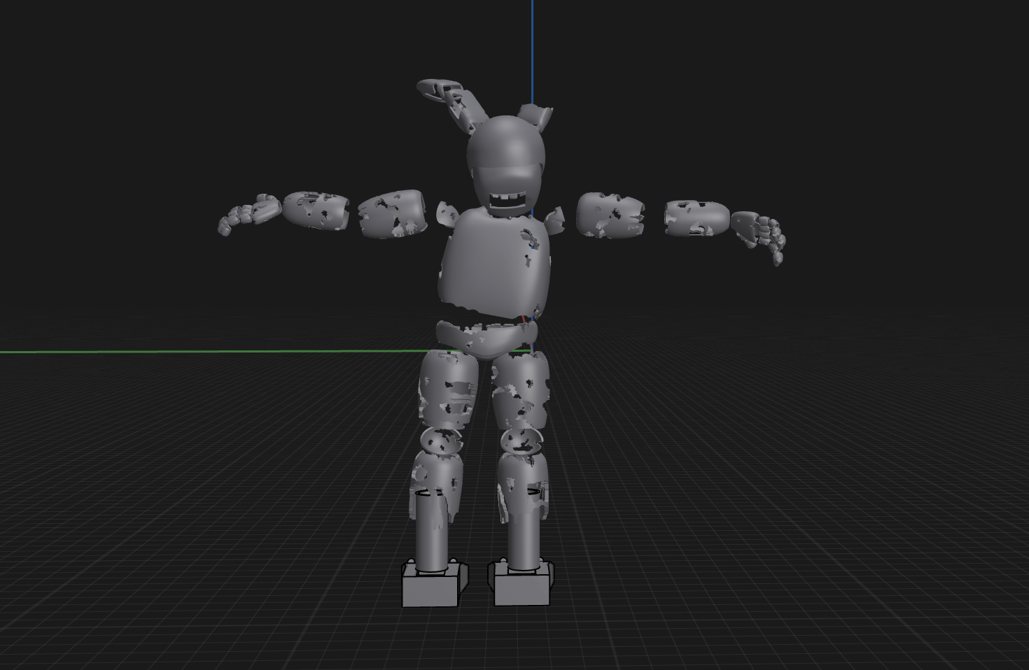 Springtrap Costume (updated) by Mr. Poly | Download free STL model ...