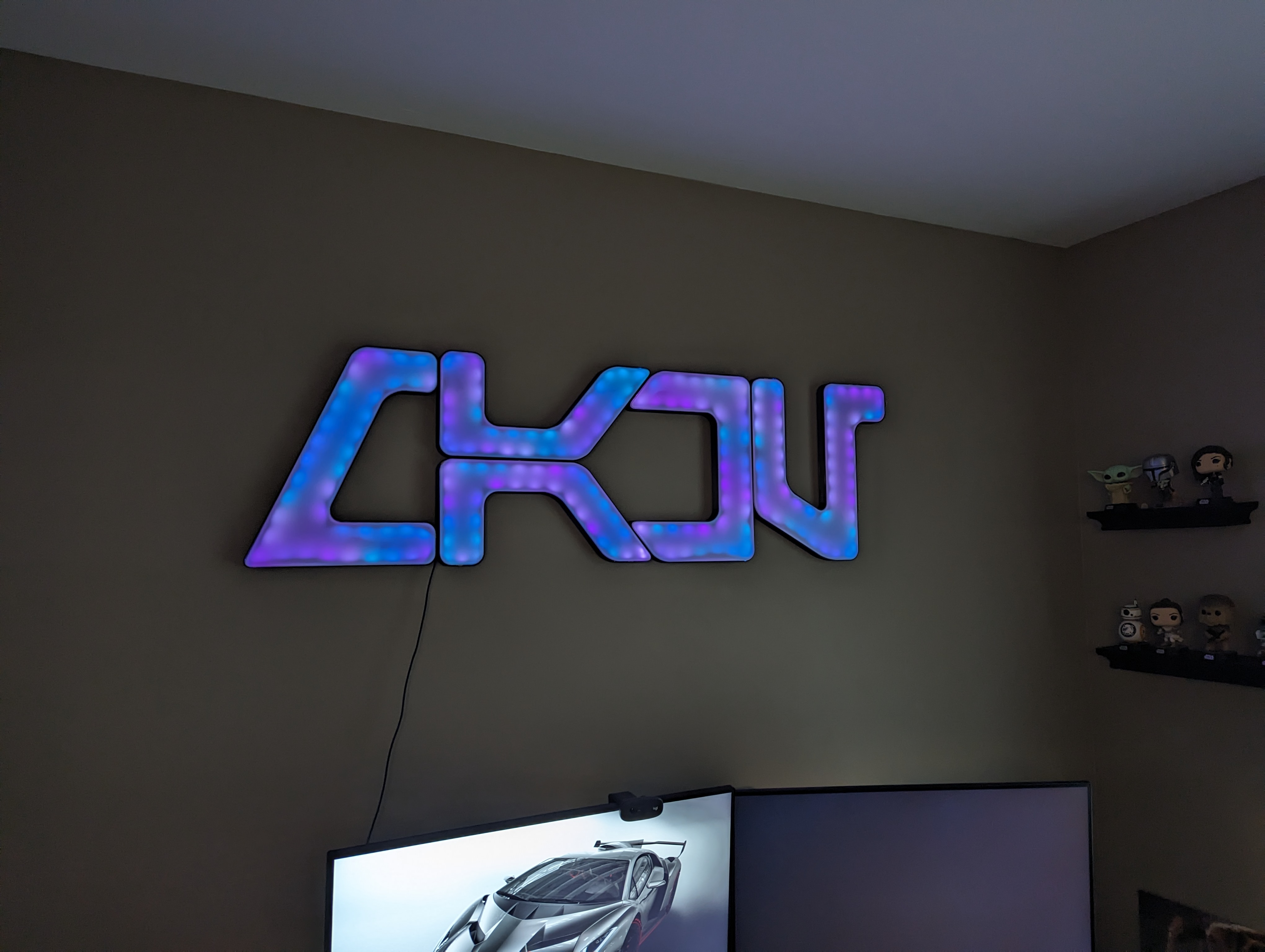 Aurebesh LED wall sign by R. Brown | Download free STL model ...
