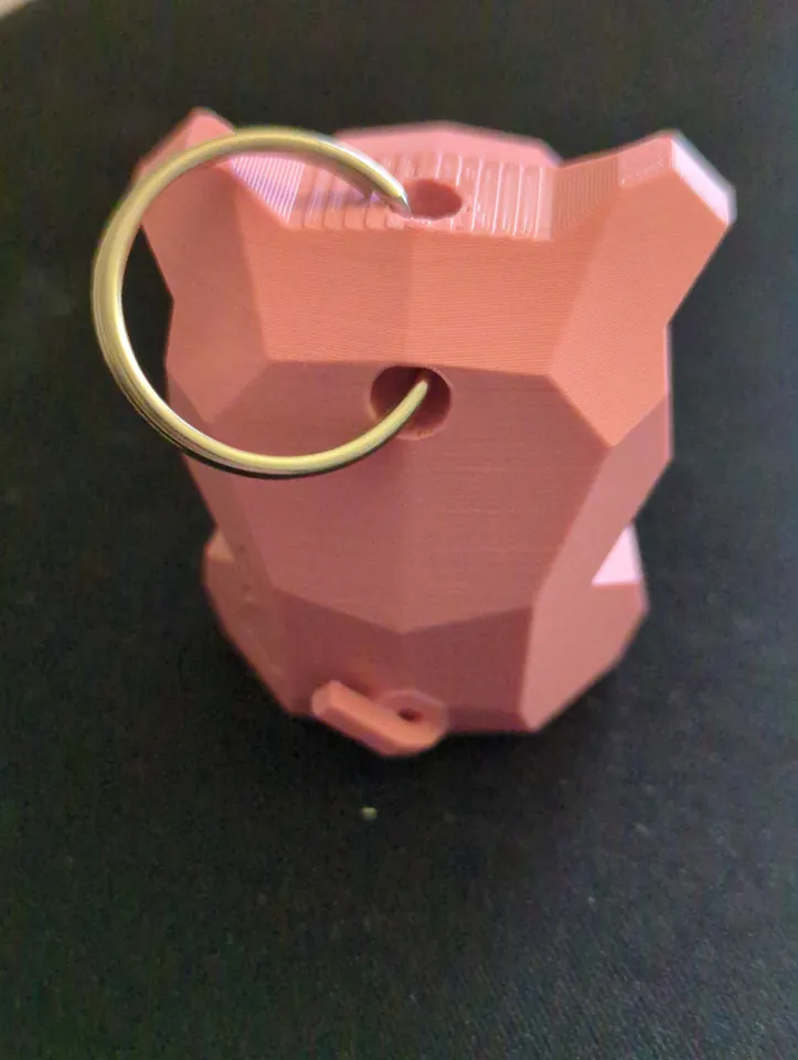 Waddles Low Poly keychain by Z3Dart&tech | Download free STL model ...