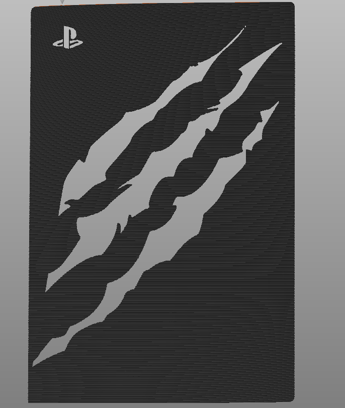 PS5 Front Plate Wolverine by Huf | Download free STL model | Printables.com