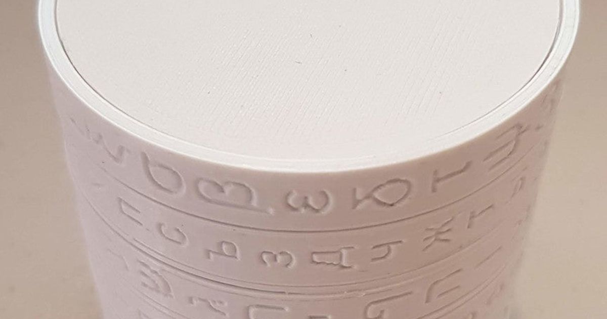 Print in Place Cryptex Capsule da tmackay | Scarica il modello STL ...