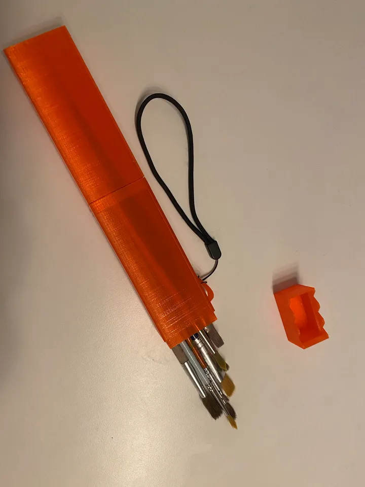 Quiver for paint brushes by Dalsgaard | Download free STL model ...