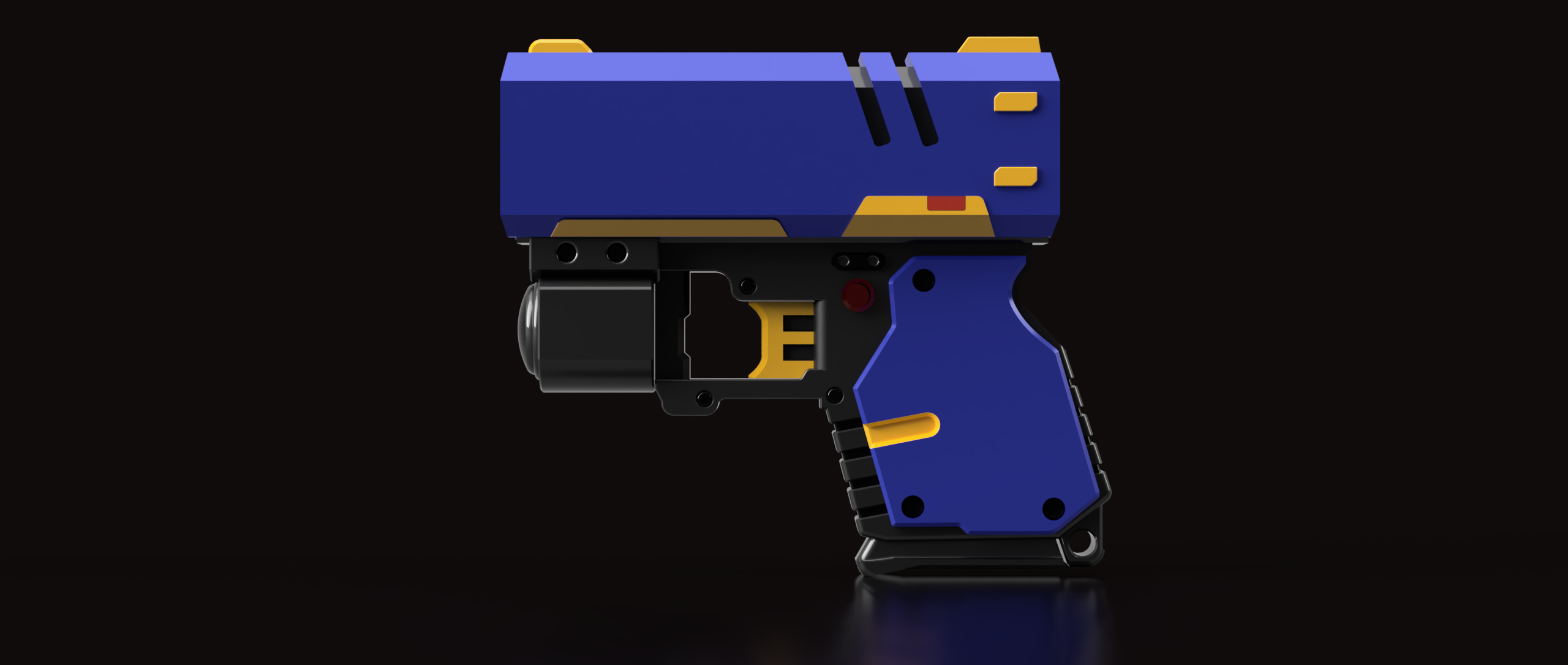 Lil Bulky - Small SciFi Prop Handgun by armor3d_props | Download free ...