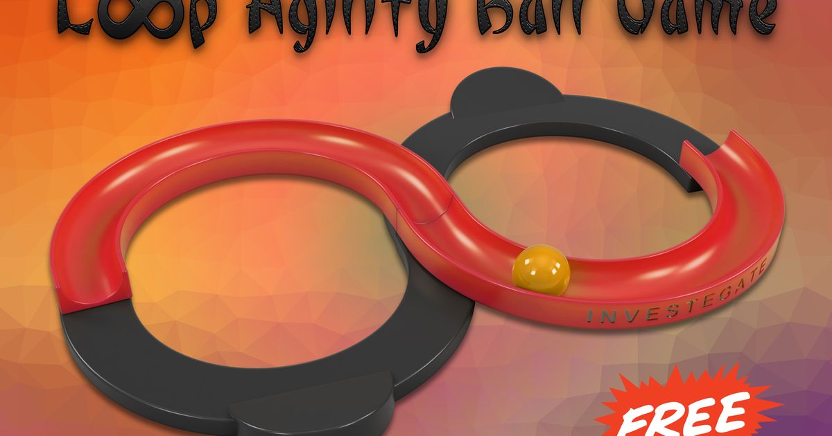 Infinite Loop Agility Ball Game by INVESTEGATE | Download free STL ...