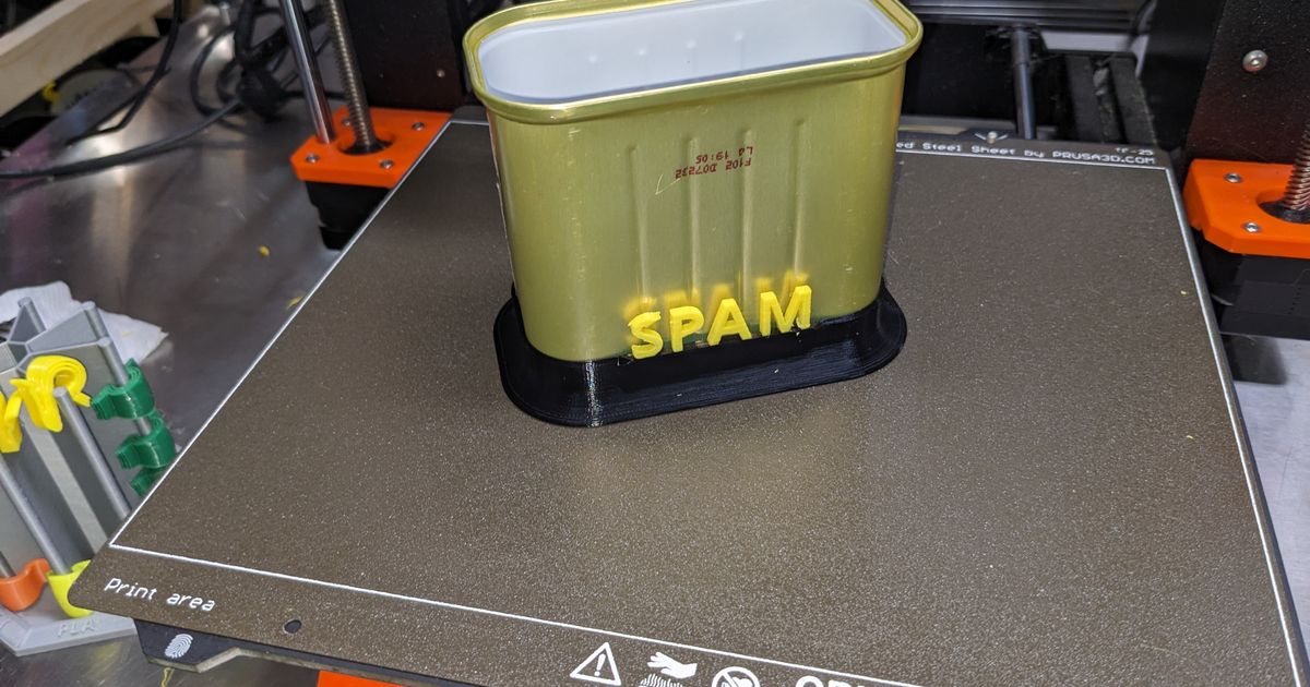 SPAM Can Stand! Two Versions! by kaje | Download free STL model ...