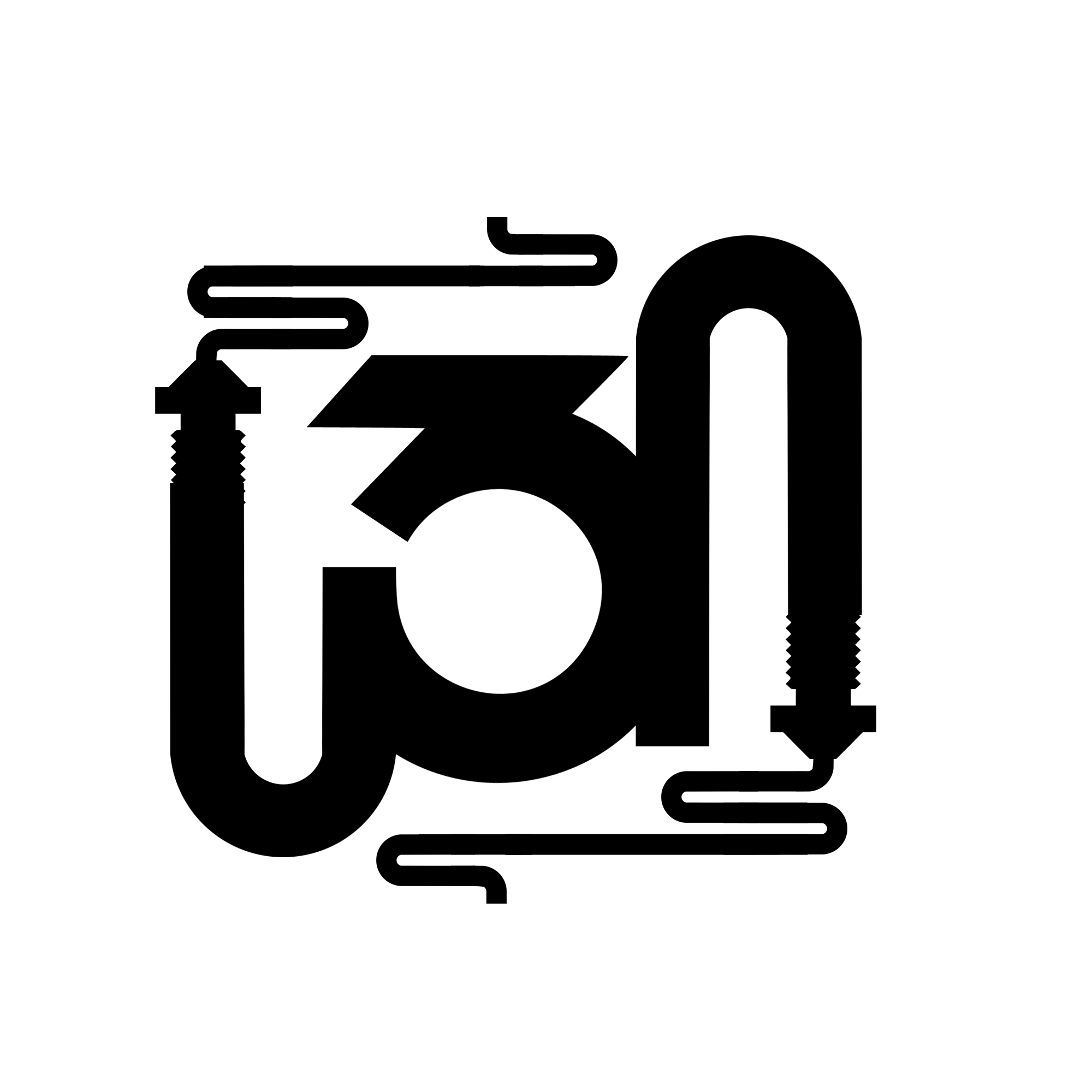 3dp Logo With Nozzle by BoNawaF | Download free STL model | Printables.com