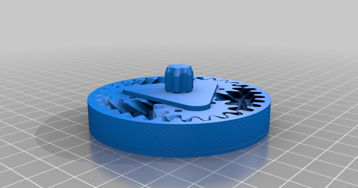 Higher-ratio evoloid planetary gear 33:1 by tmackay | Download free STL ...