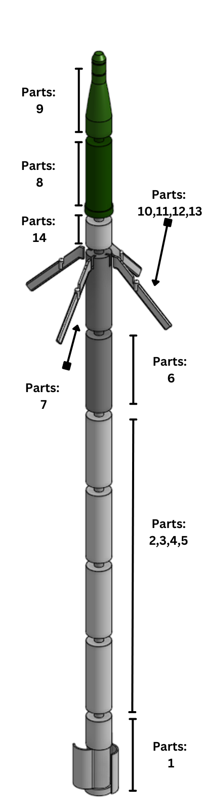 AGR-20 APKWS Hydra 70 1:1 Model by imbored cantusee | Download free STL ...