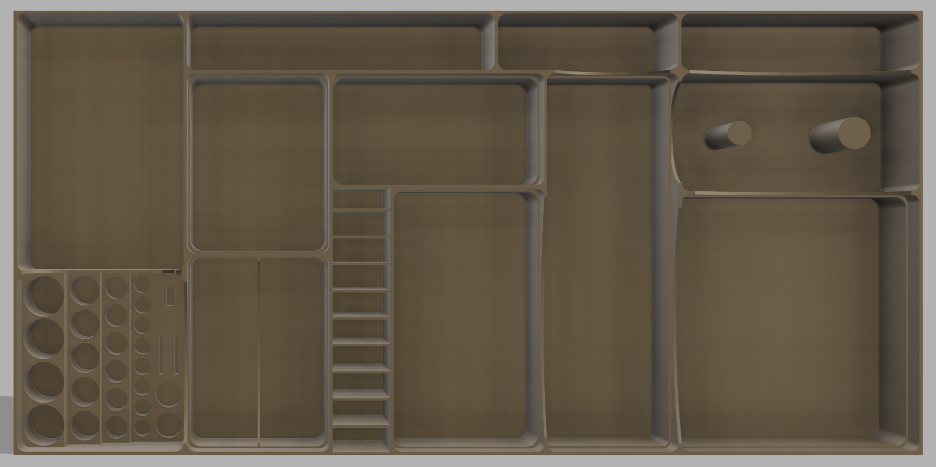 Drawer Insert Organizer V1 by Dąbal | Download free STL model ...