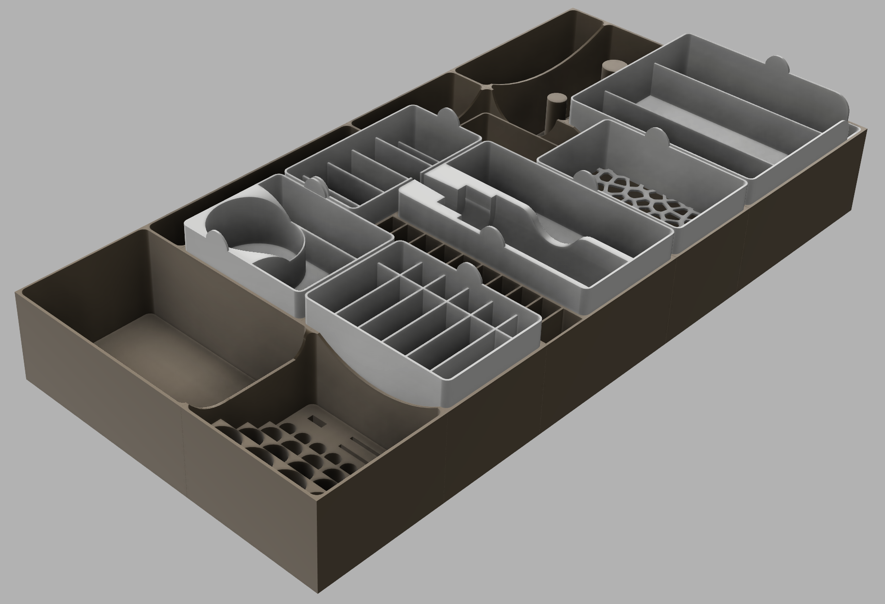 Drawer Insert Organizer V1 by Dąbal | Download free STL model ...