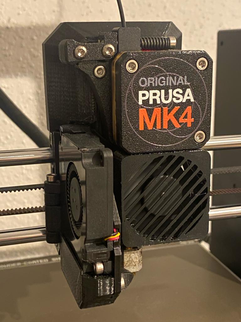 Fan cover for Prusa MK4 - Clip on / Stealth Version by daytrader | Download free STL model ...