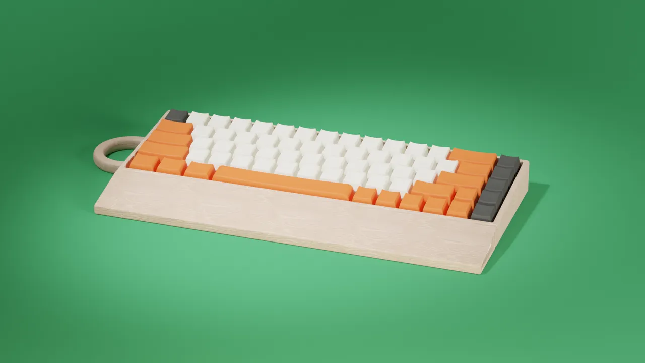 Keyboard Keychain by xik | Download free STL model | Printables.com