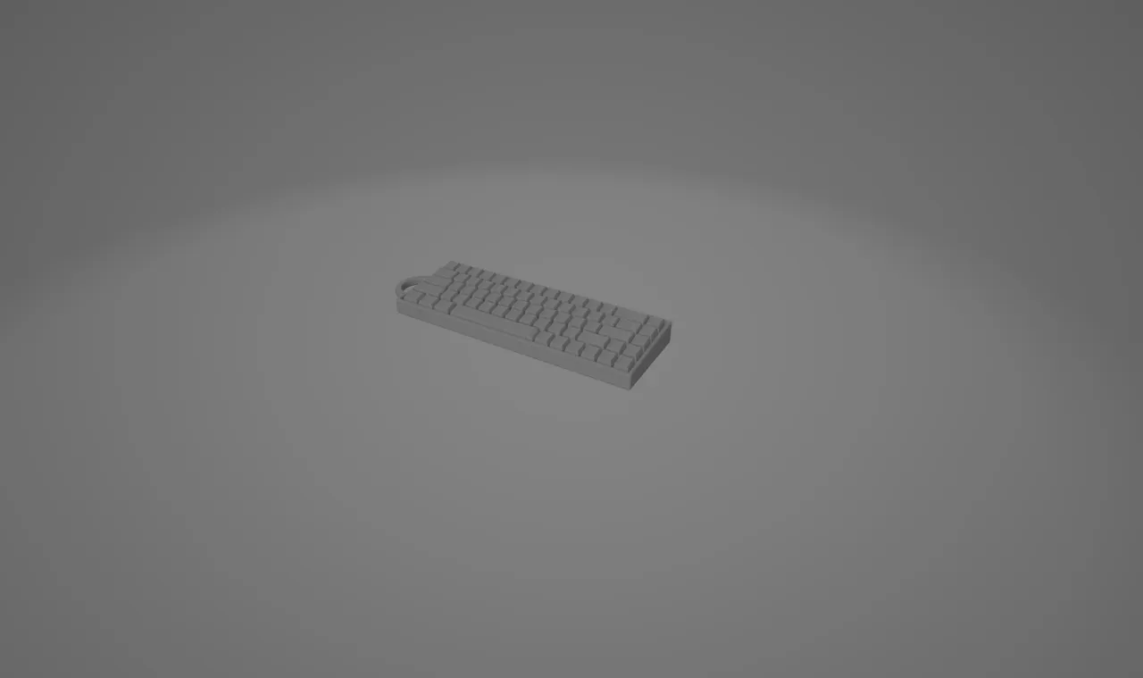Keyboard Keychain by xik | Download free STL model | Printables.com