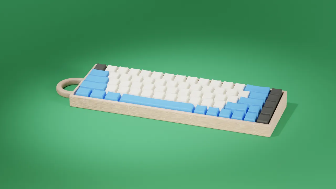 Keyboard Keychain by xik | Download free STL model | Printables.com