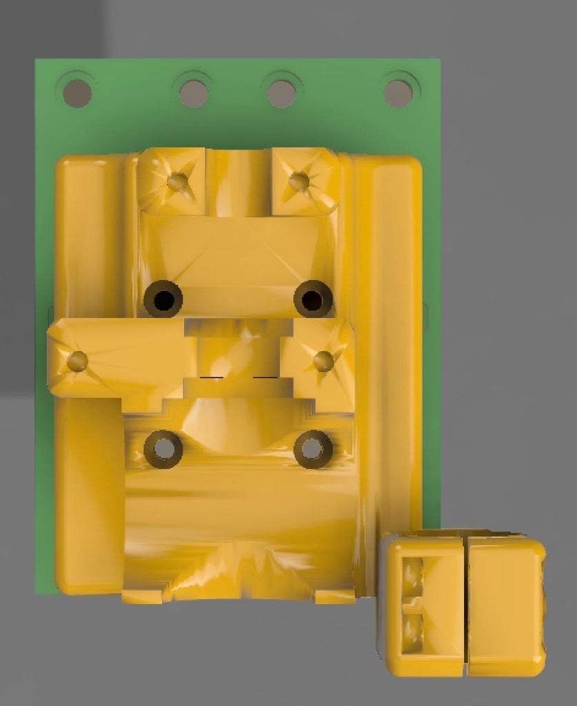 Anet X-Carriage Base Plate **Meshup** by C0unt | Download free STL ...