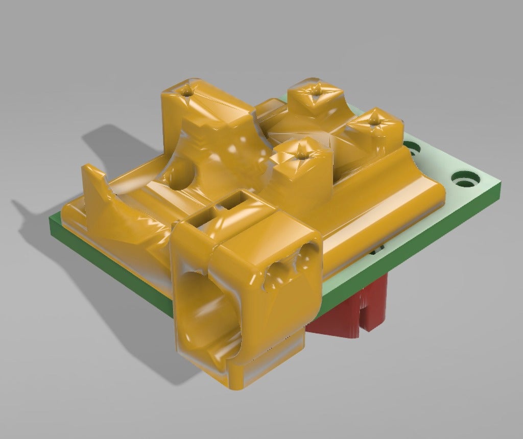 Anet X-Carriage Base Plate **Meshup** by C0unt | Download free STL ...