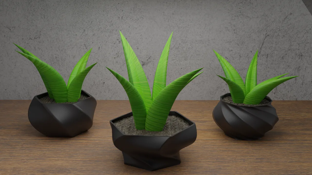 Twisted Flower Pots by Marcel Baumgartner | Download free STL model ...