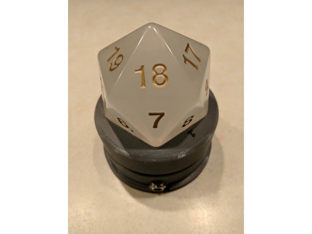 D20 Dice Lamp - RGB Neopixels by Colecago | Download free STL model ...