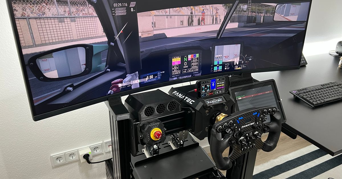 Wind Simulator base and ducts for sim racing & flight sim rigs by ...