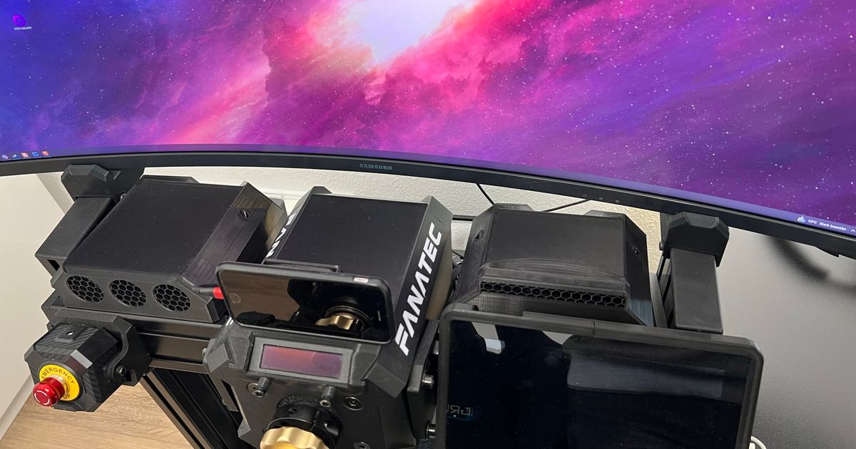 Catch for Samsung C49 on SimLab P1-X Extrusion Sim Rig by hgross ...