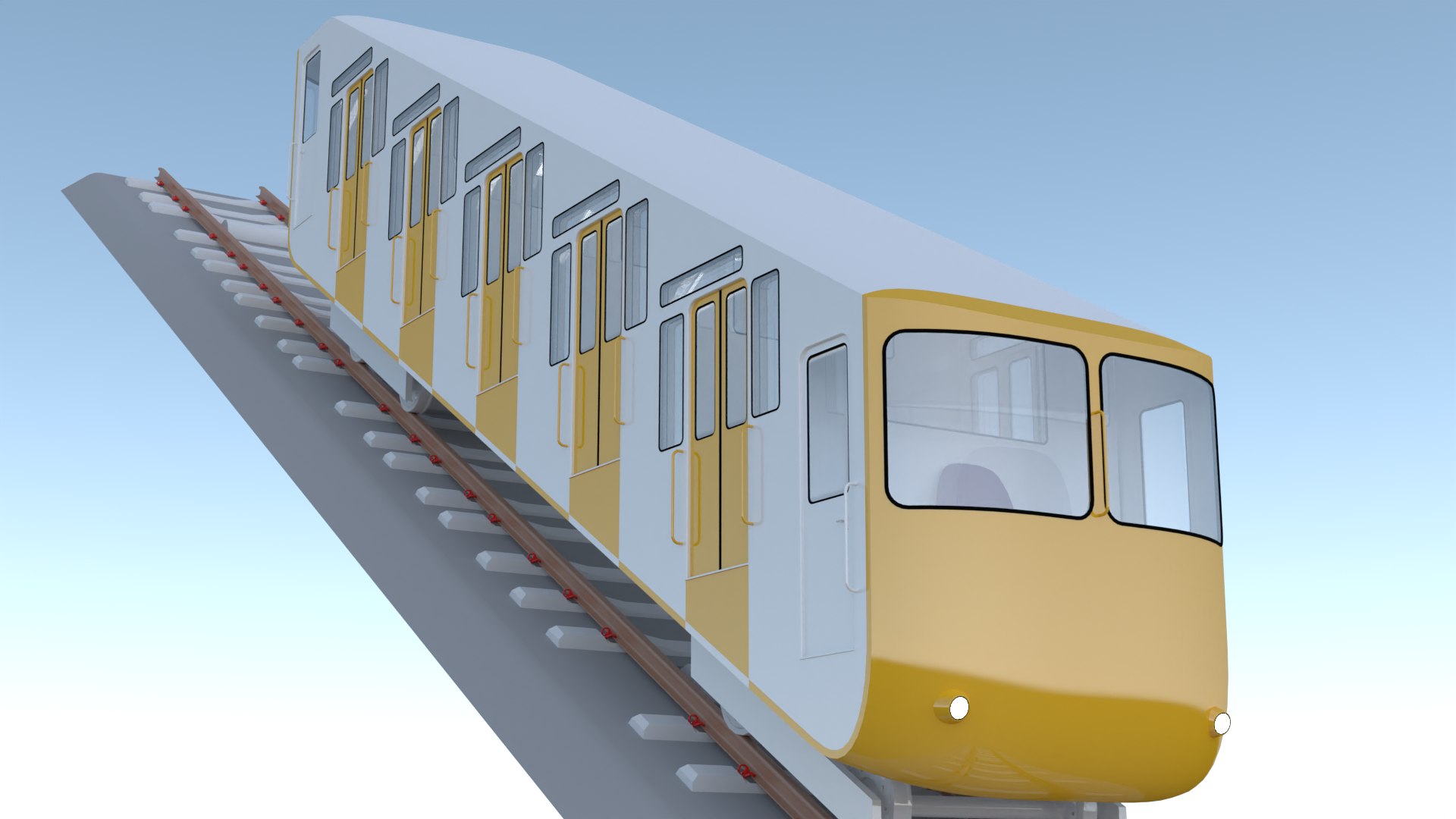 Funicolar train by Diego.dudu | Download free STL model | Printables.com