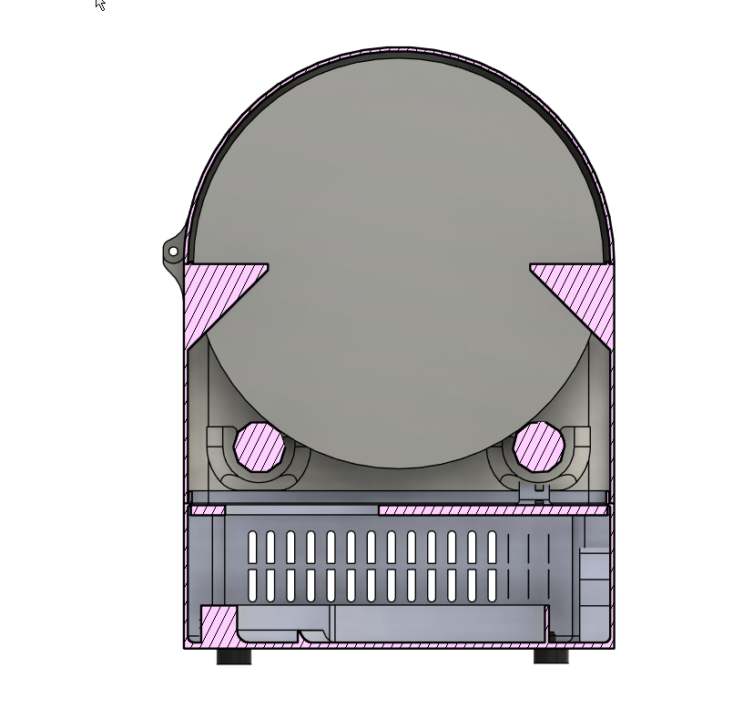 Filament Dry Box, Modified for smaller build plate (ender 3 style) by ...
