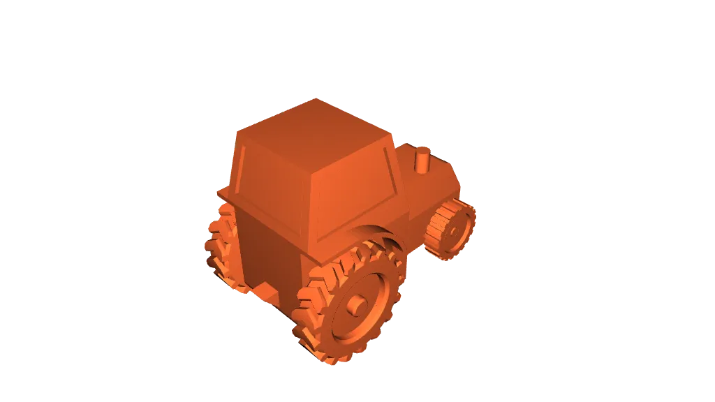 Small tractor by Fierce Pears | Download free STL model | Printables.com