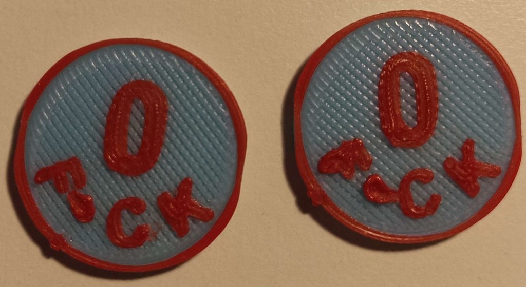 0 f*ck coin & 1 point coin by Ilia Alius | Download free STL model ...