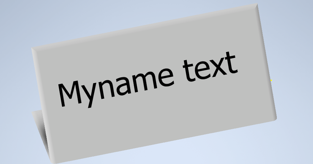 name tag by Indy | Download free STL model | Printables.com