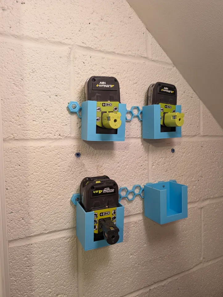 Honeycomb Storage Wall HSW Single Row by pgastwirth | Download free STL ...