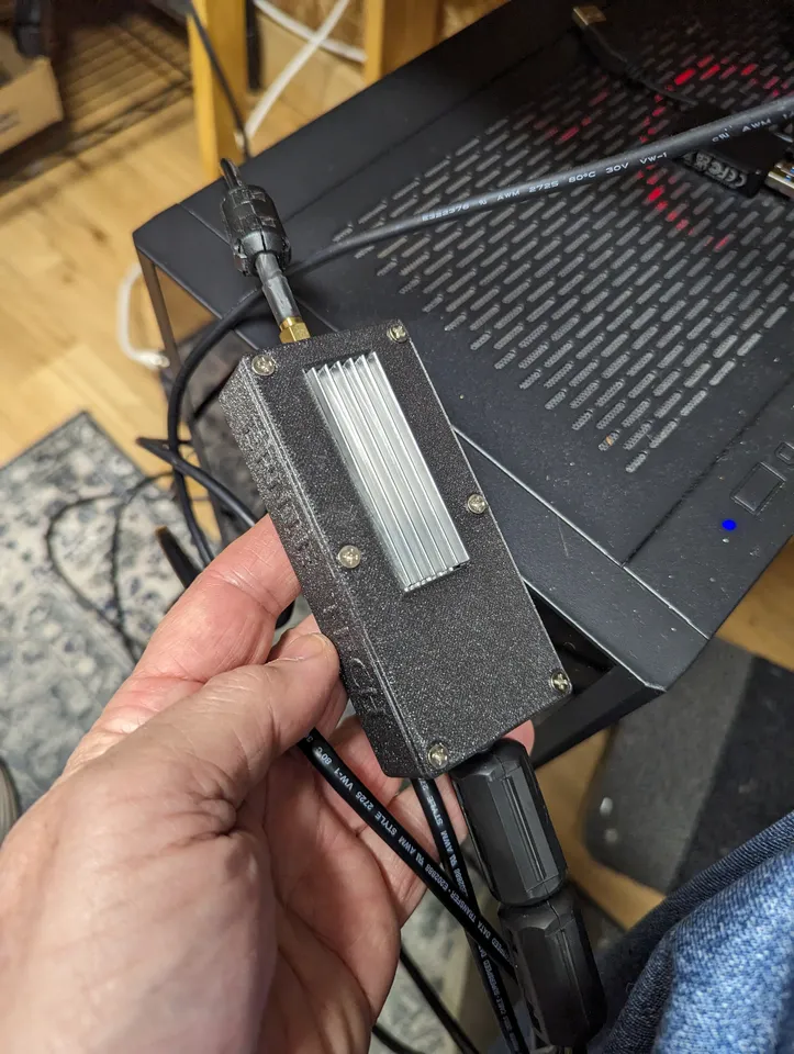 RTL-SDR Radio Custom Box with Heatsink Opening by Ernie Tech | Download ...