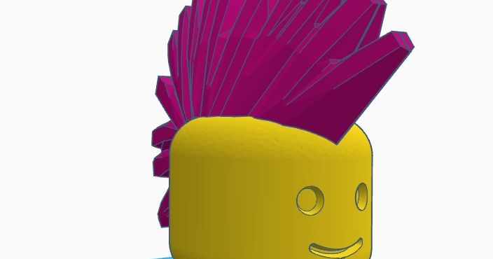 Mohawk for the Mega Lego-like Minifigure (10:1 scale) von Martijn ...