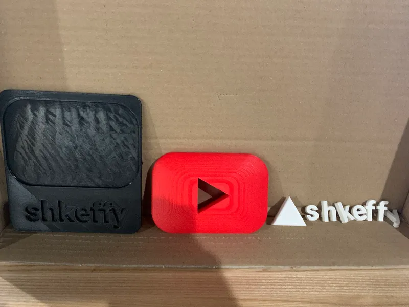 Shkeffy YouTube Play Button by Shkeffy | Download free STL model ...