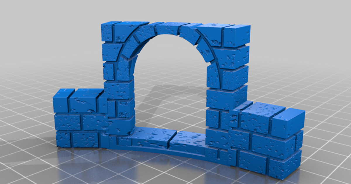 OpenForge 2.0 Cut Stone Separate Low Wall - Gx, X, XA, XA w. door and ...