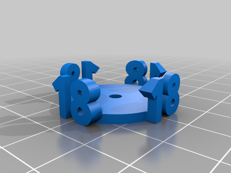 Number Token Tag Bases for 25mm medium size miniatures by manolito ...