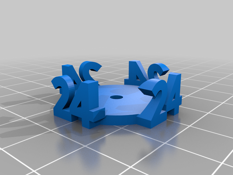 Number Token Tag Bases for 25mm medium size miniatures by manolito ...